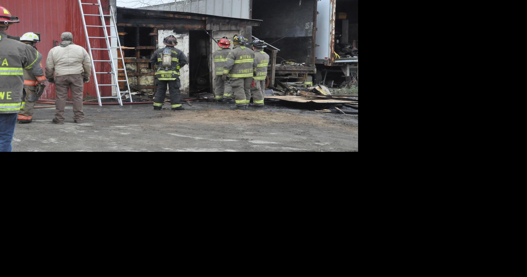 Fire damages building at Bishop Brothers Construction | Local/Regional ...