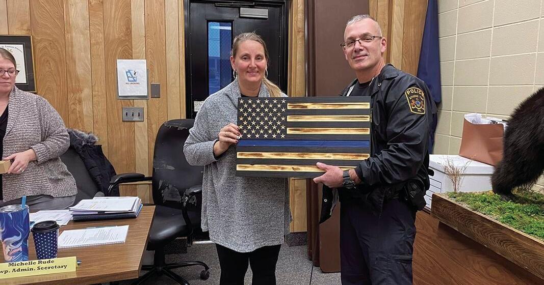 Athens Twp. chief of police recognized | Local/Regional ...
