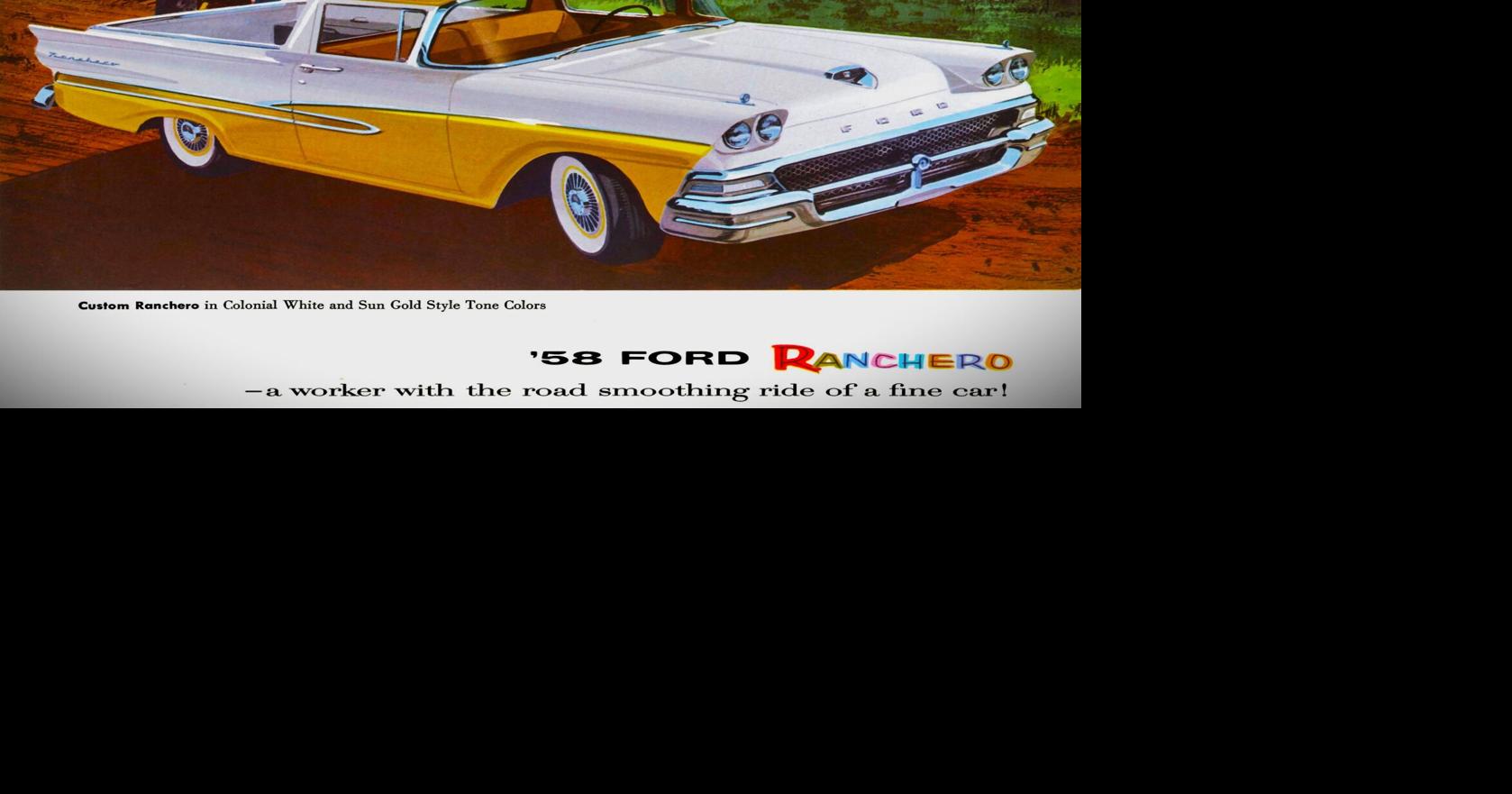 Car and pickup combo: Ford Ranchero, Chevy El Camino, and Hudson Big ...