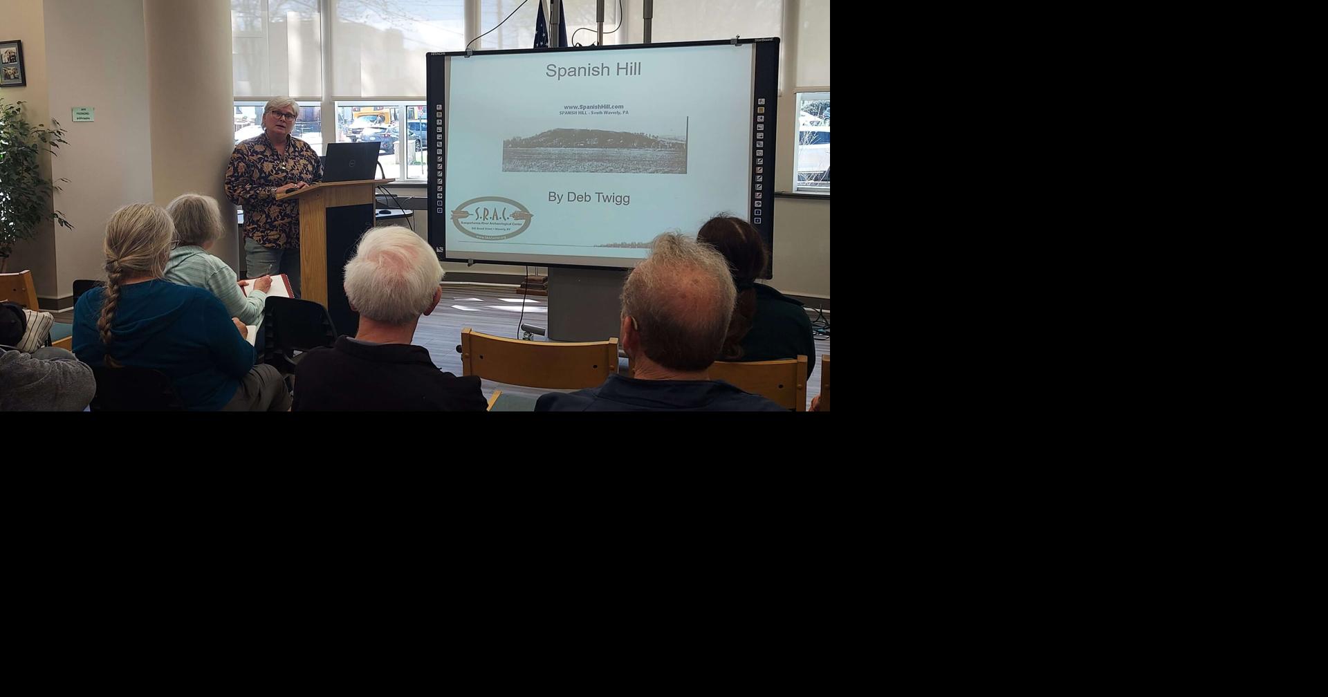 Deb Twigg gives historical presentation on Spanish Hill | Local ...