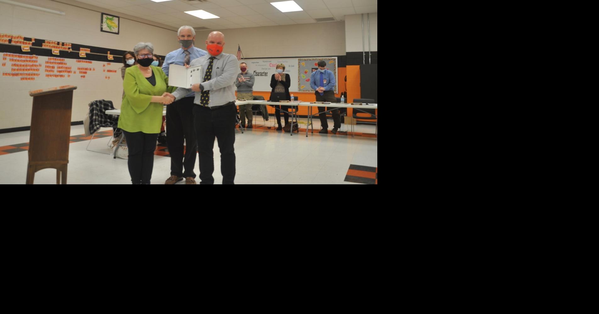 Towanda School Board president recognized for 24 years of service ...