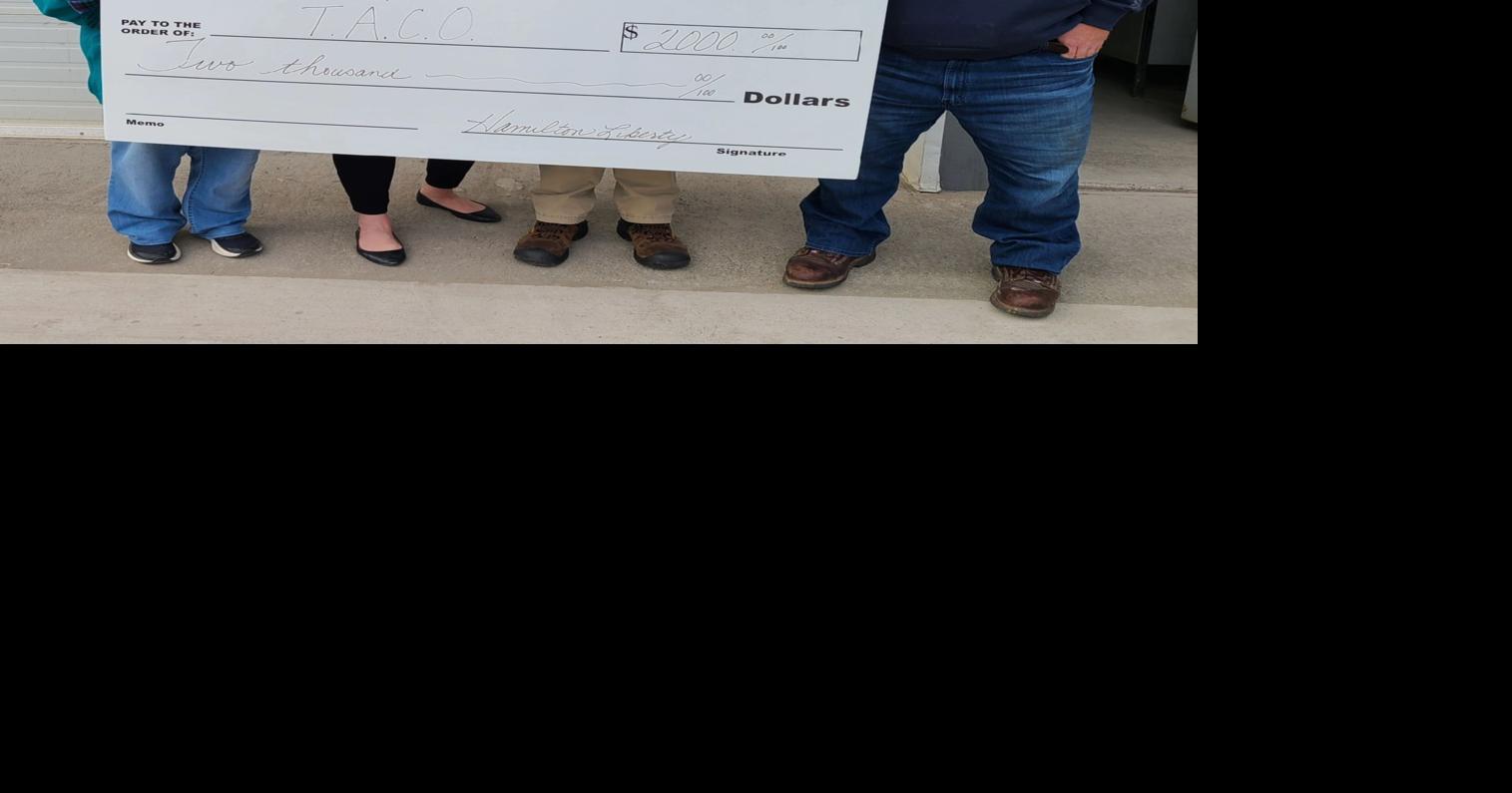 Hamilton Liberty donates $2K to three local organizations | Business ...