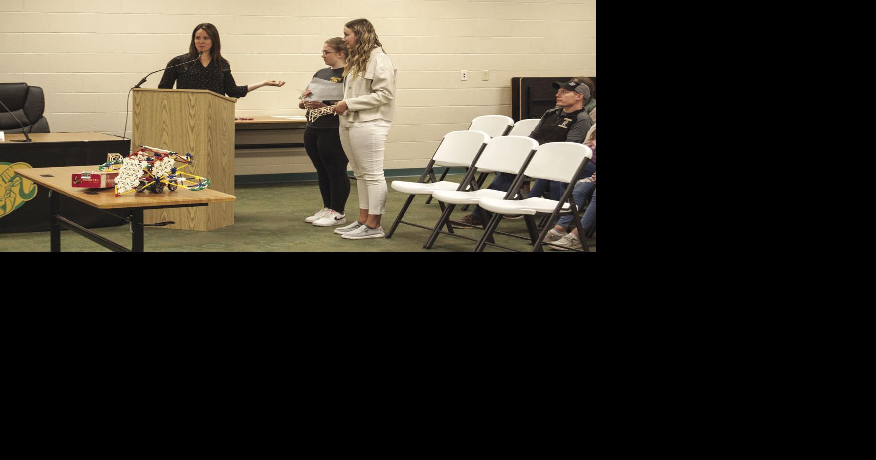 Wyalusing school board recognizes student achievements, funds library ...