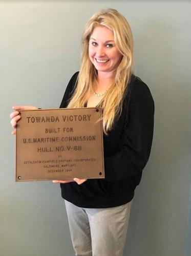 Towanda receives WWII era builder’s plaque of ‘Towanda Victory’ | Local ...