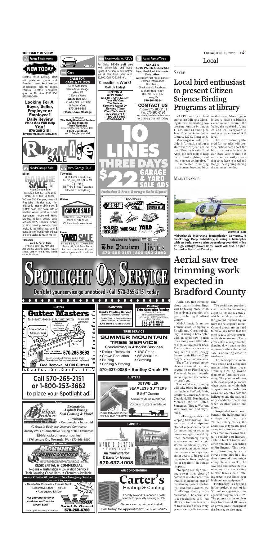 Page B7 | Digital Edition | thedailyreview.com