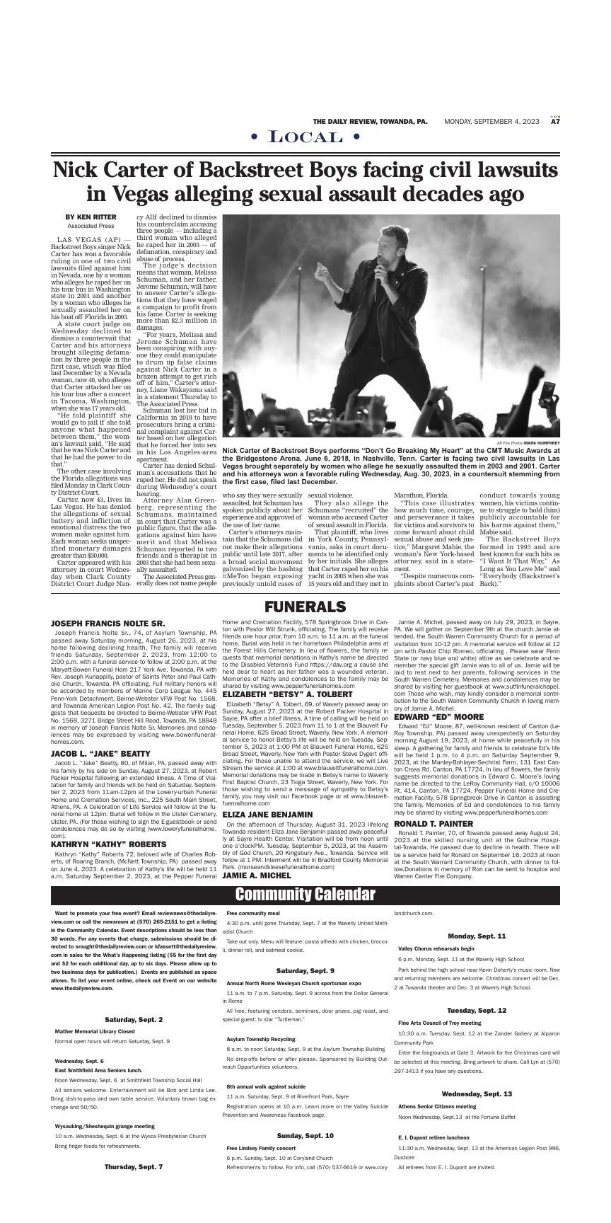 Page A7 | Digital Edition | thedailyreview.com