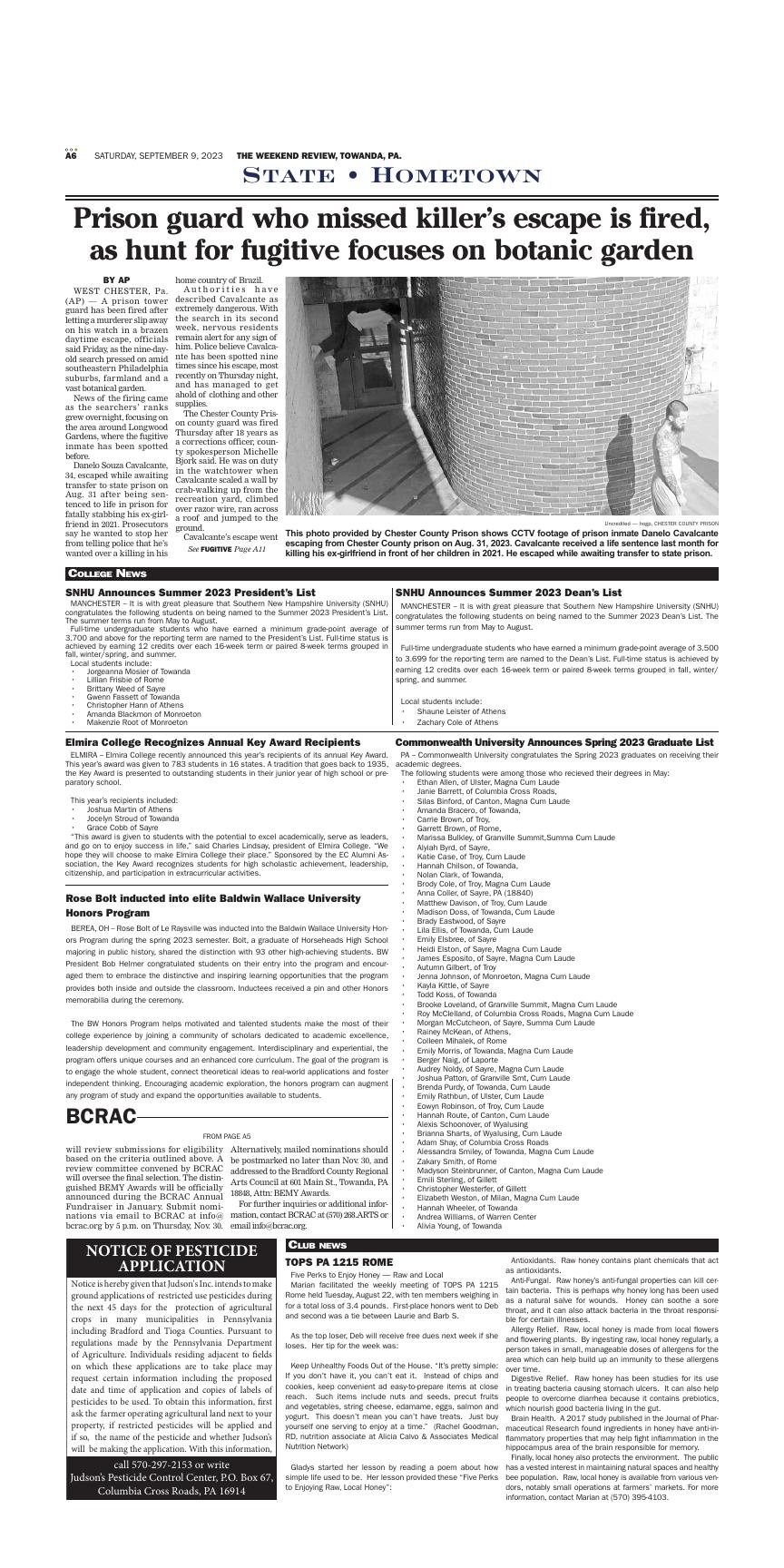 Page A6 | Digital Edition | thedailyreview.com