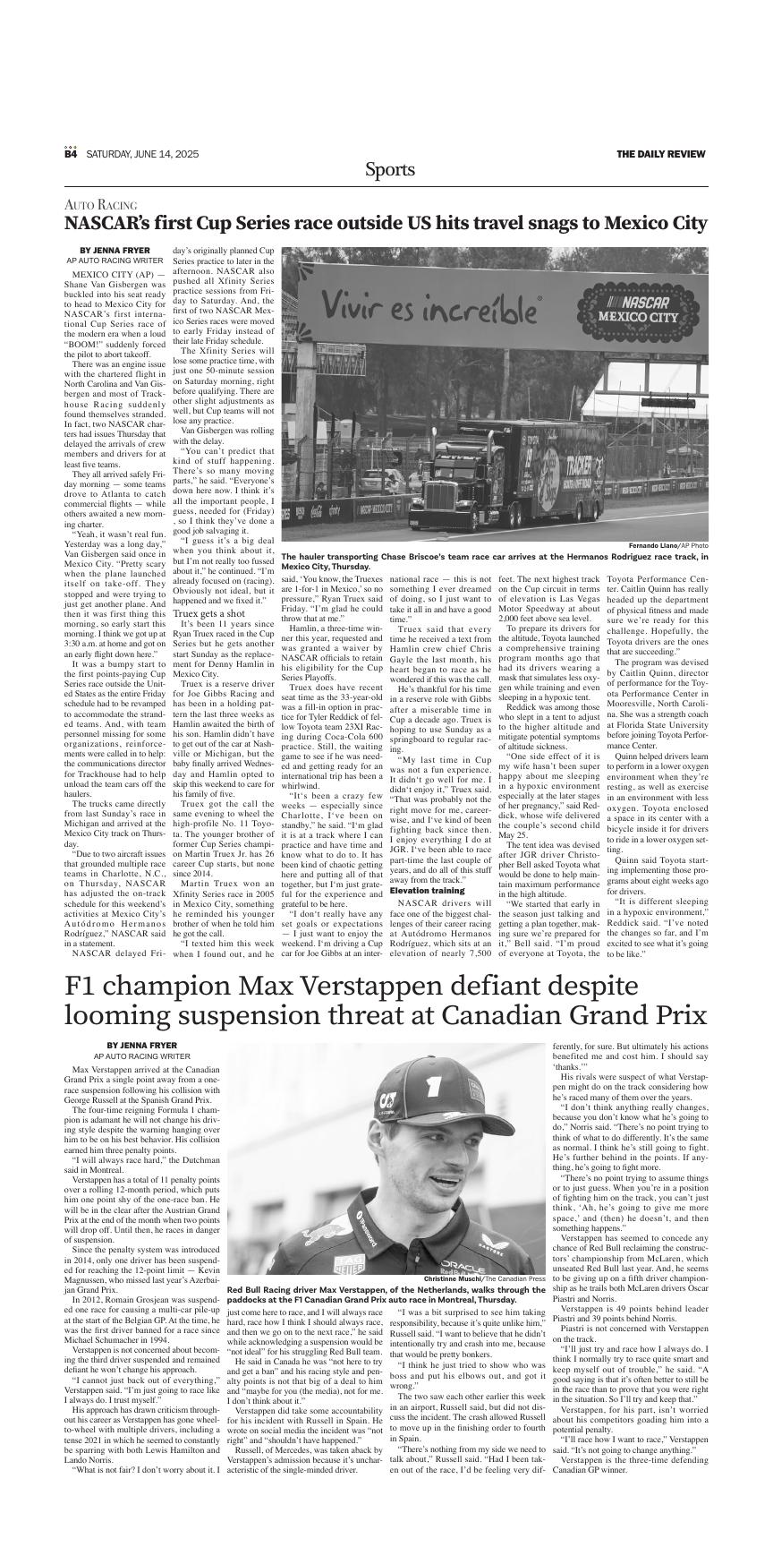 Page B4 | Digital Edition | thedailyreview.com
