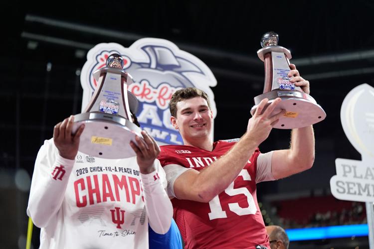 No. 1 Indiana adds to CFP dominance with 56-22 Peach Bowl win over No ...