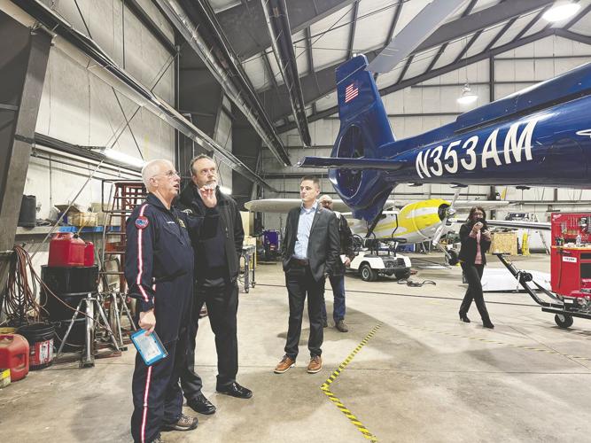 Senator's visit highlights air ambulance services | Business News ...