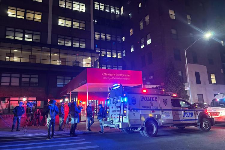 Man wielding sharp object fatally shot by police in Brooklyn hospital ...
