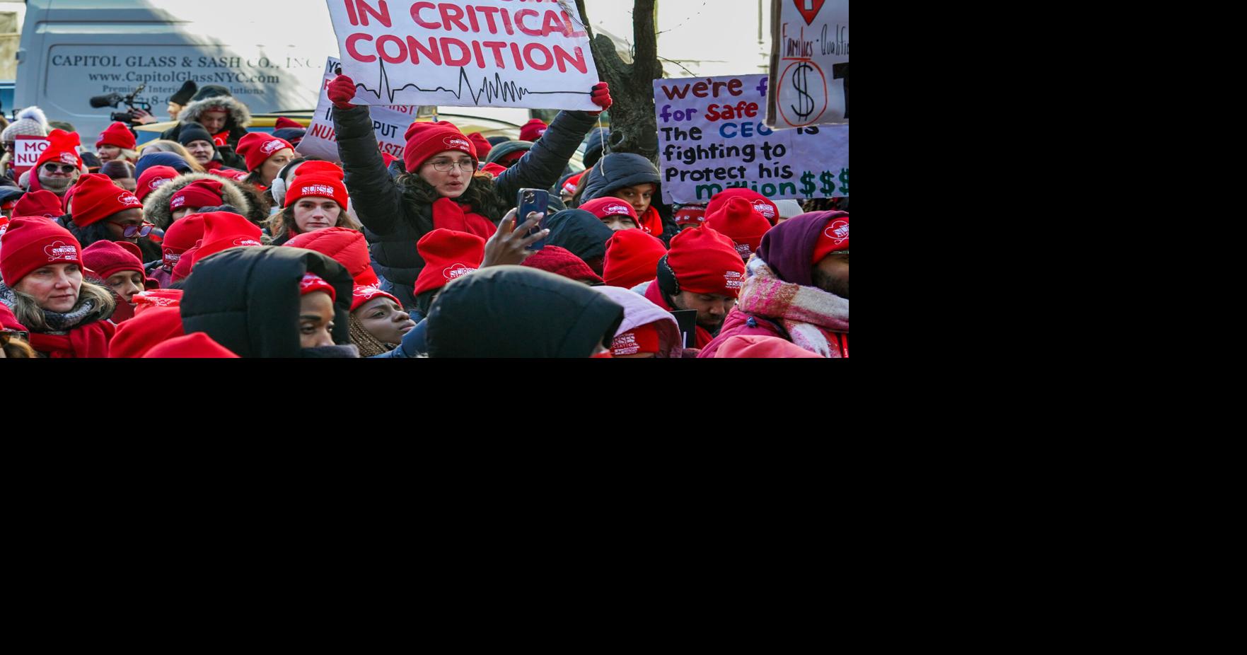 NYC nurses on strike resume negotiations with hospitals on 11th day ...