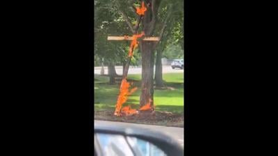 A person is in custody in a Chicago cross burning investigation, police ...
