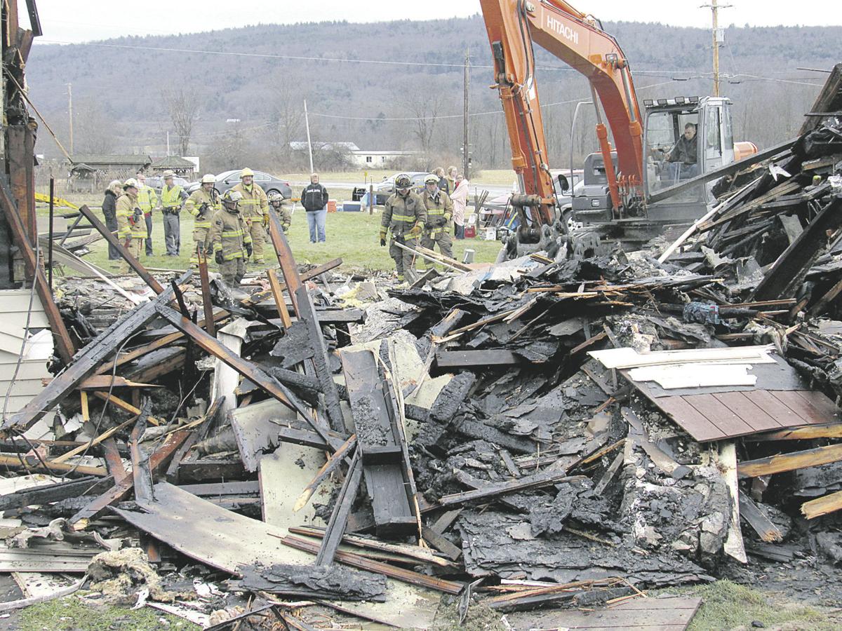 Fire destroys building in Wells Bridge | Local News | thedailystar.com