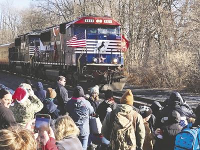 Toys for Tots train to bring holiday cheer to children at three area ...