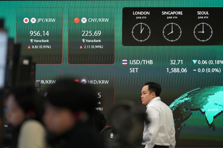 The Dow leaps to a record as oil prices ease and US stocks outside of ...