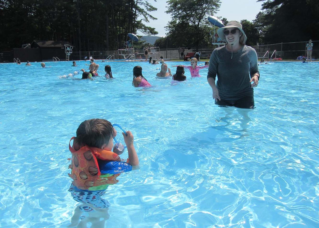 Summertime heat drives families to Oneonta pool, but rain expected ...