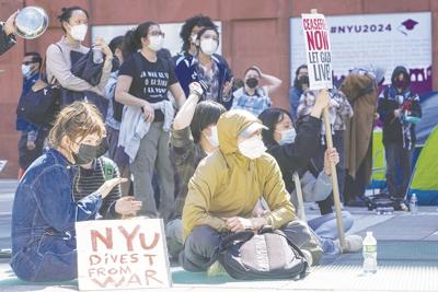 NYU student protesters asked to ponder ethical issues | | thedailystar.com