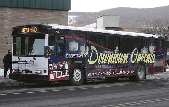 OPT bus promotes downtown | Local News | thedailystar.com