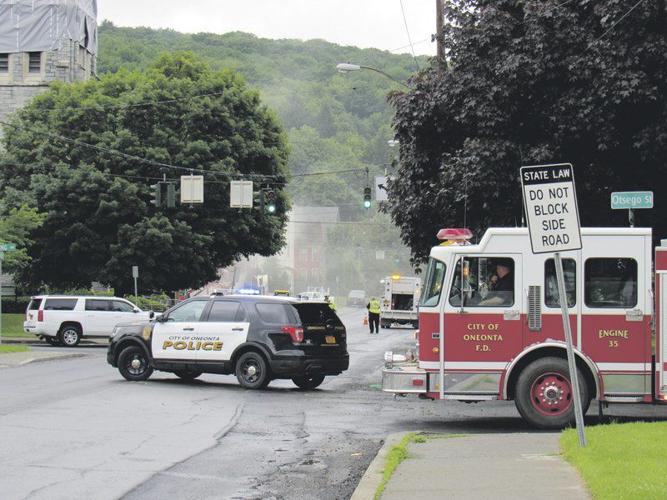 Gas line rupture shakes up Oneonta morning | Local News | thedailystar.com