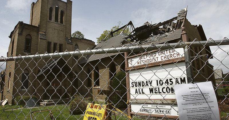 Congregants to bid farewell to burned-out church building | Local News ...