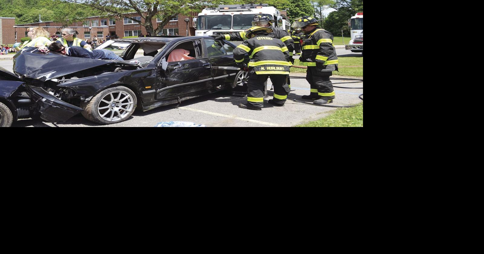 Students learn lessons from mock DWI crash | Local News | thedailystar.com