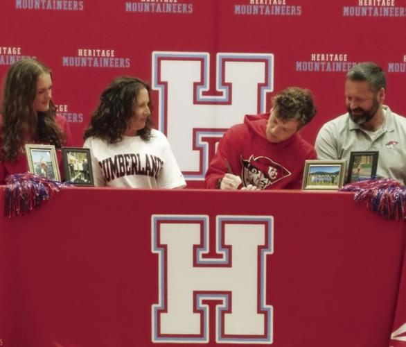 Heritage's Jackson Lowe signs with University of the Cumberlands cross ...