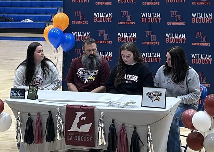 William Blount's Tessa Stout signs with University of Wisconsin-La ...