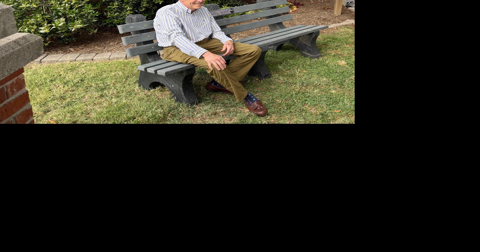 Newsom Baker honored with bottle cap bench | Community | thedailytimes.com