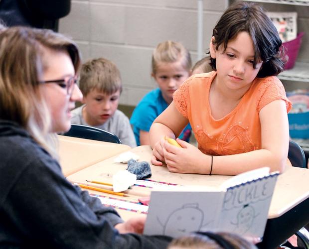 Carpenters Middle School authors read to Carpenters Elementary School ...