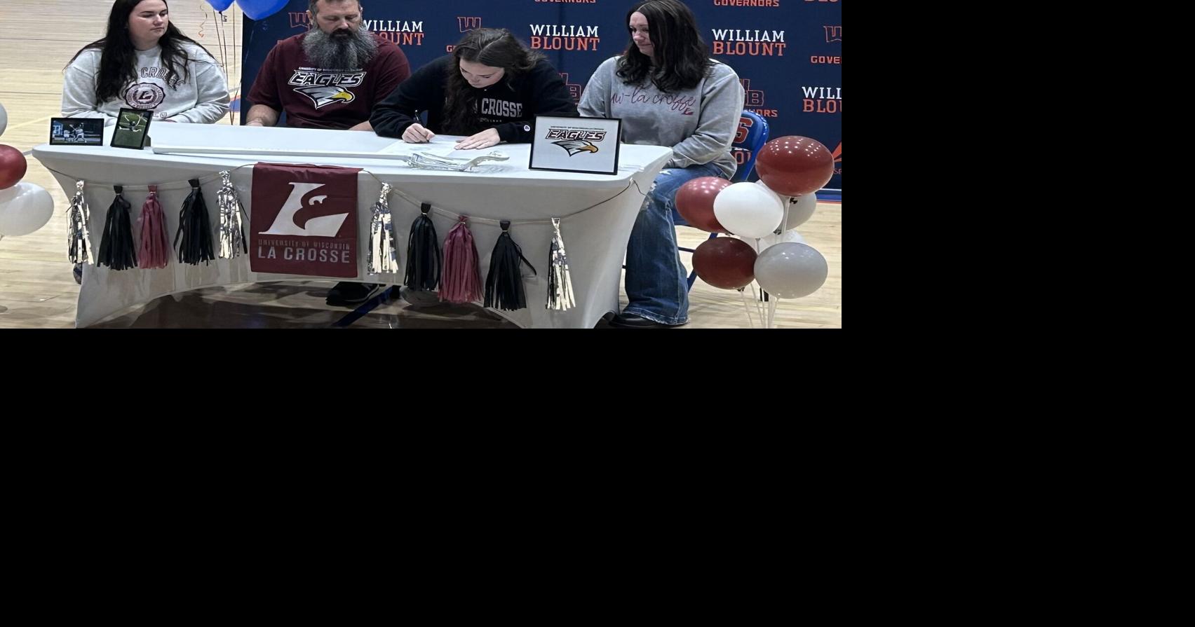 William Blount's Tessa Stout signs with University of Wisconsin-La ...