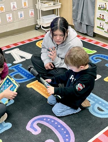 Carpenters Middle School students test teaching careers at elementary ...