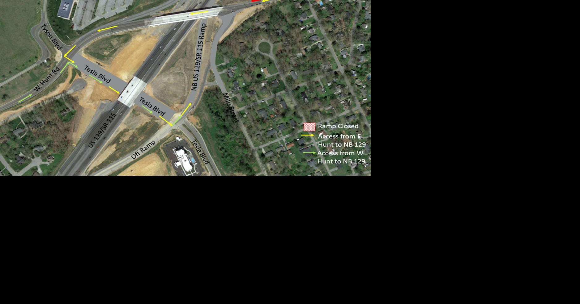 TDOT announces new traffic shifts on and around U.S. Highway 129 near ...
