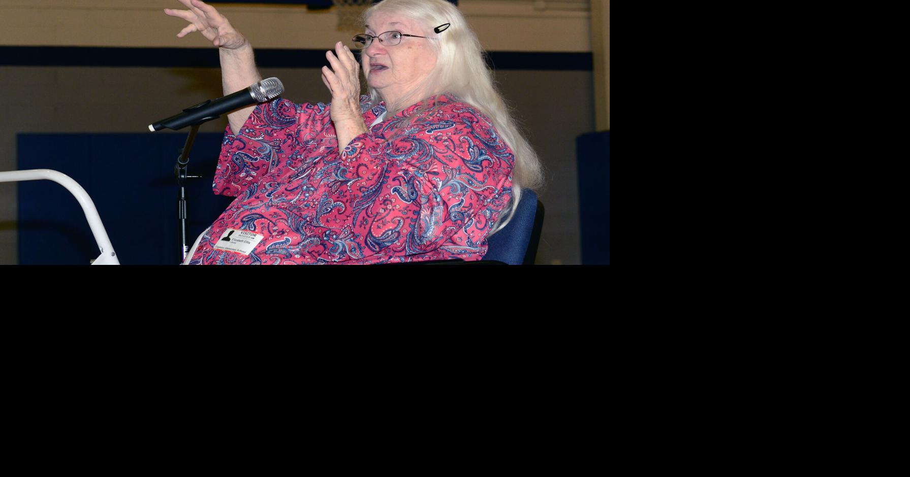 Elizabeth Ellis shares stories at Eagleton Elementary School | News ...