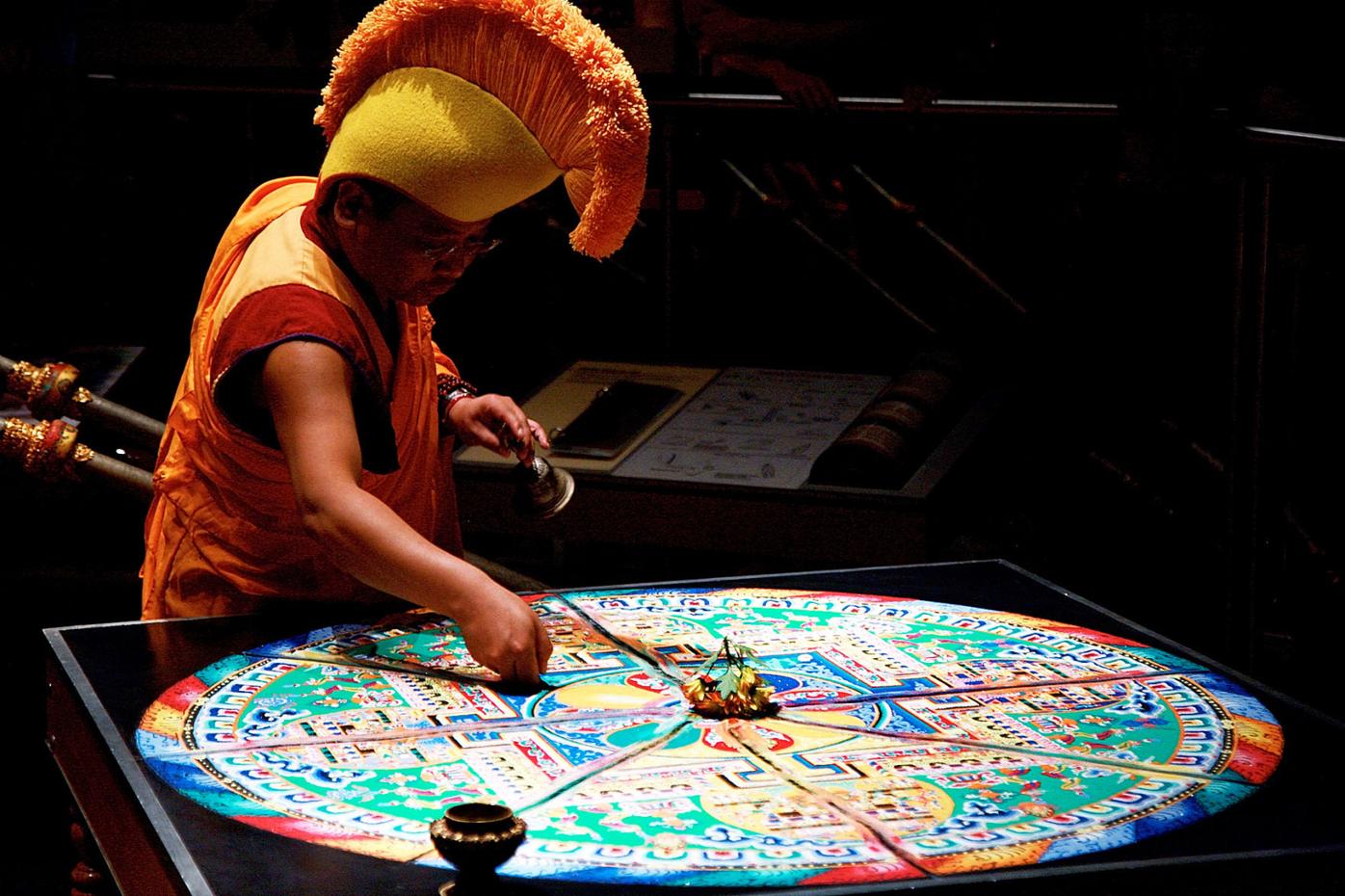 Buddhist monks perform ritual ceremony at McClung | Community ...
