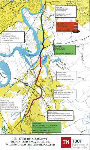 Alcoa Highway improvements from Hall to Hunt roads to start summer 2018 ...