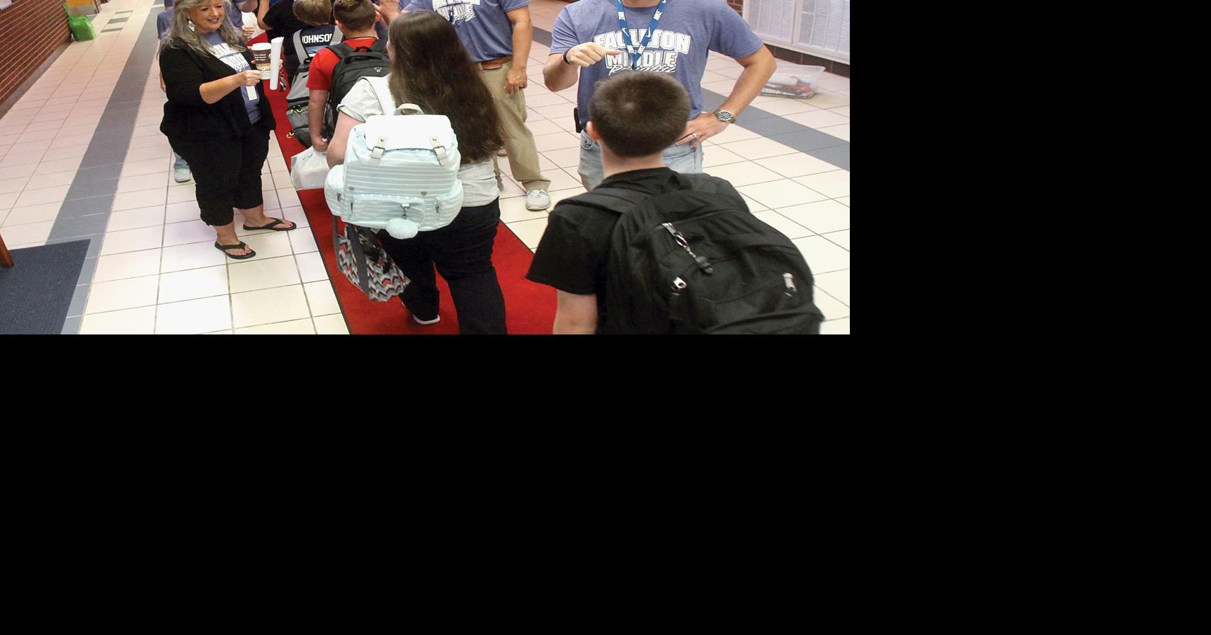 Eagleton Middle School rolls out the red carpet to welcome Royals on ...