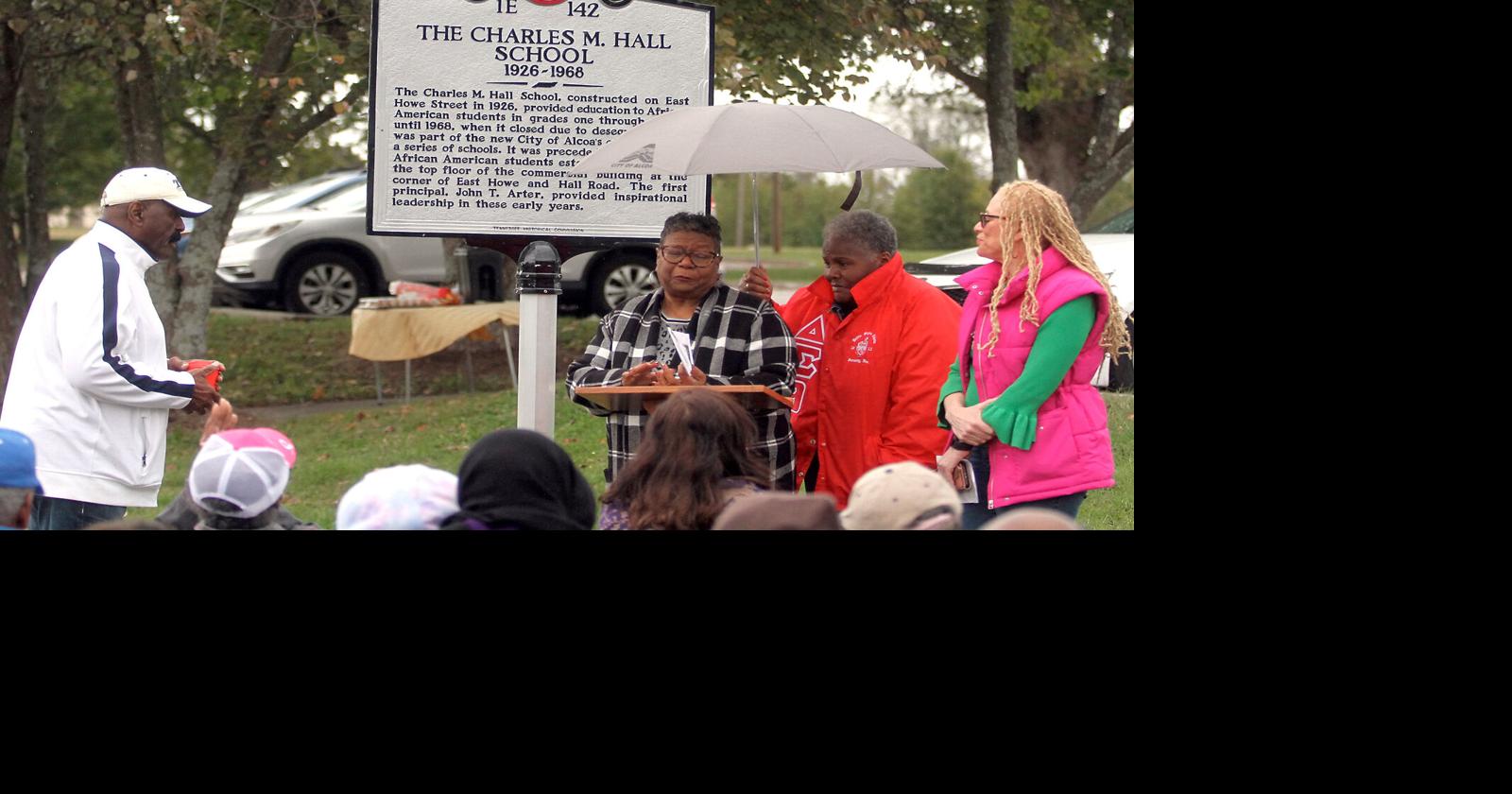 Hallowed ground: Charles M. Hall School sign dedication | News | thedailytimes.com