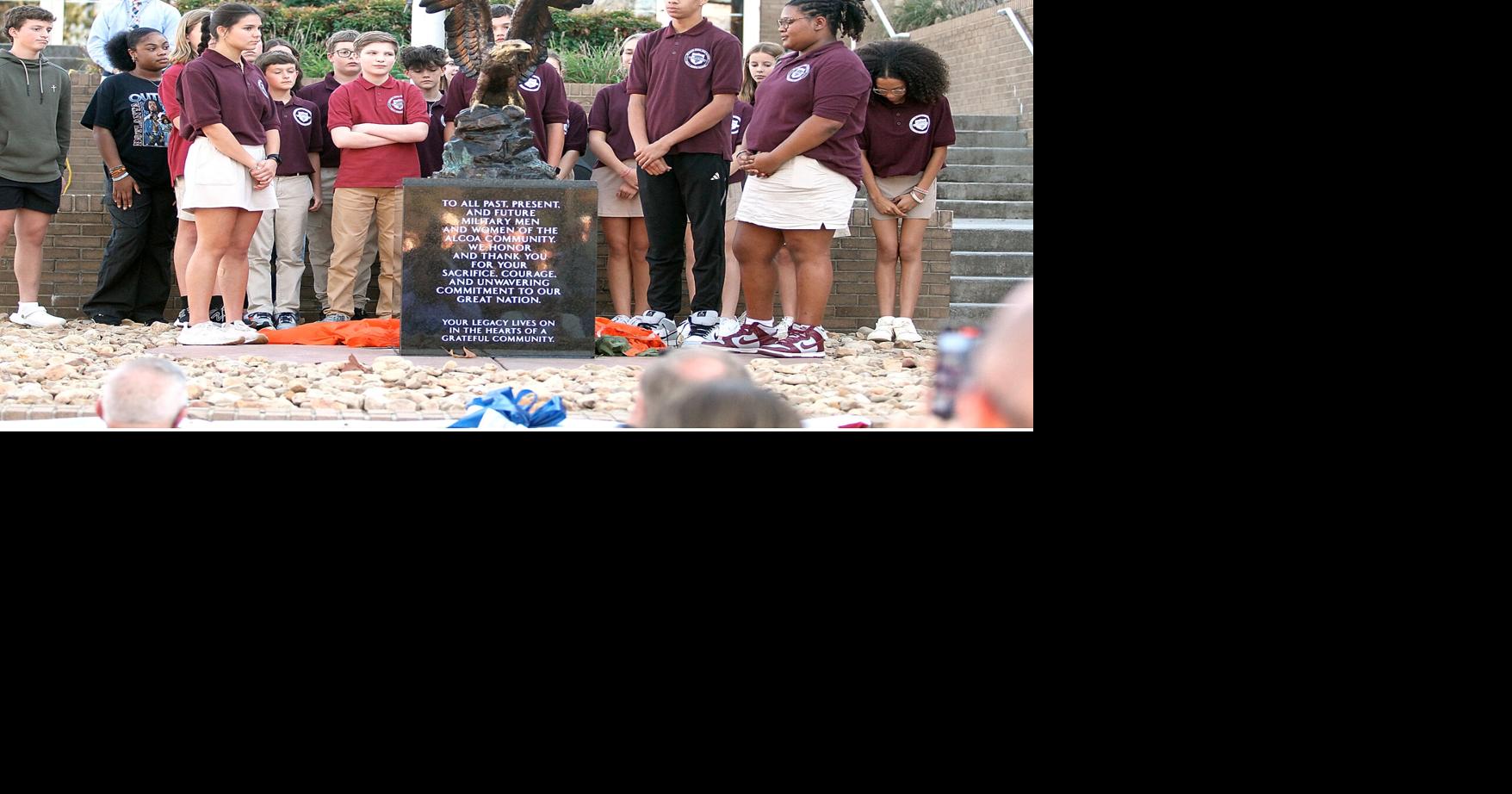 Alcoa Middle School students unveil new statue to honor veterans | News ...