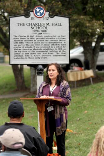 Hallowed ground: Charles M. Hall School sign dedication | News | thedailytimes.com