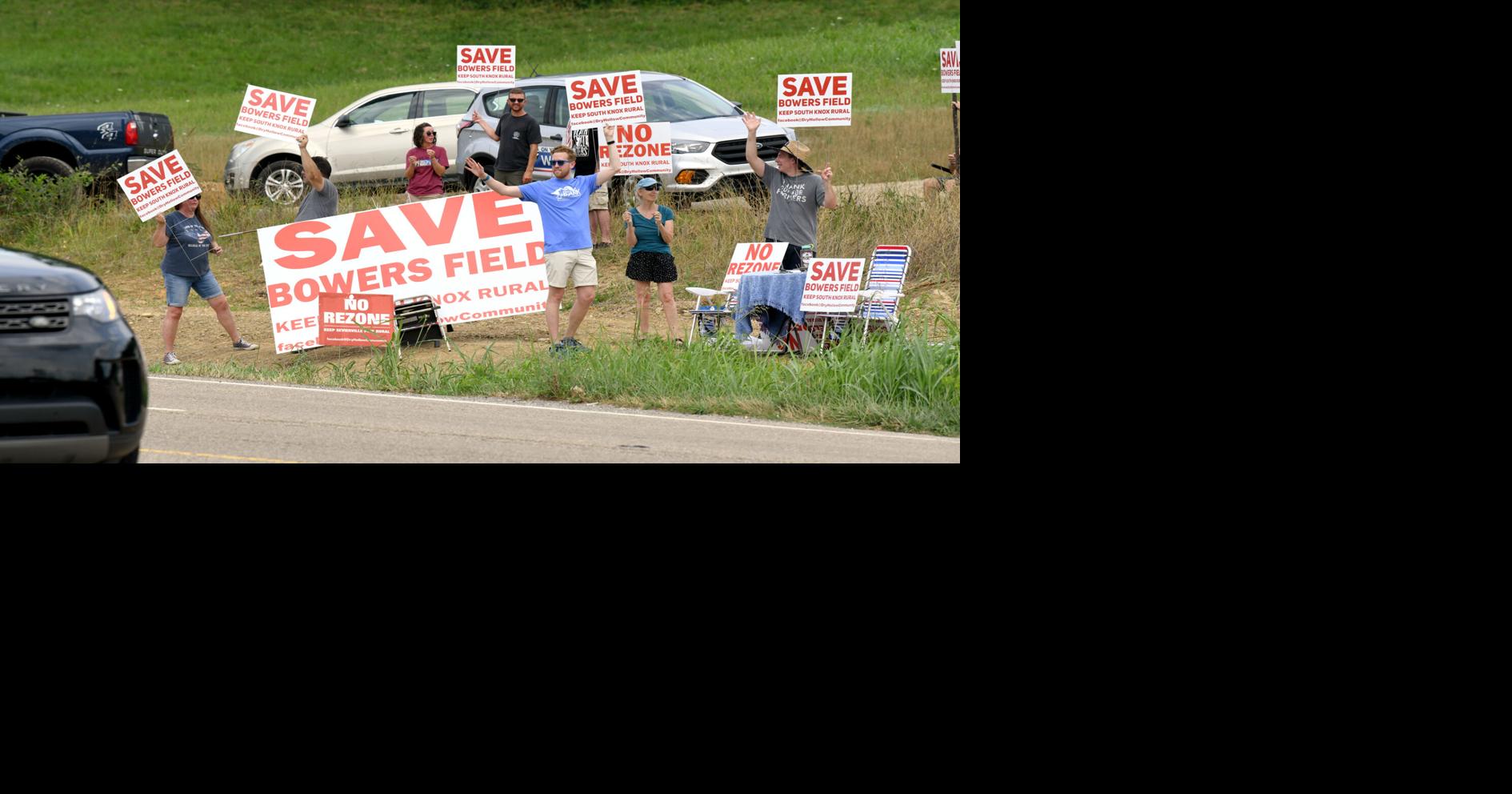 CHECK MARCS: Supporters show up to try and save Bower Field | Marcus ...