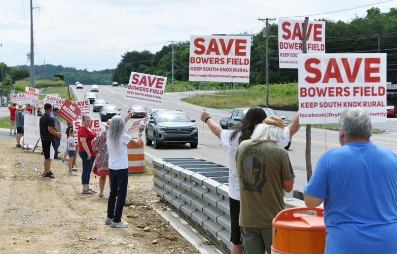 CHECK MARCS: Supporters show up to try and save Bower Field | Marcus ...