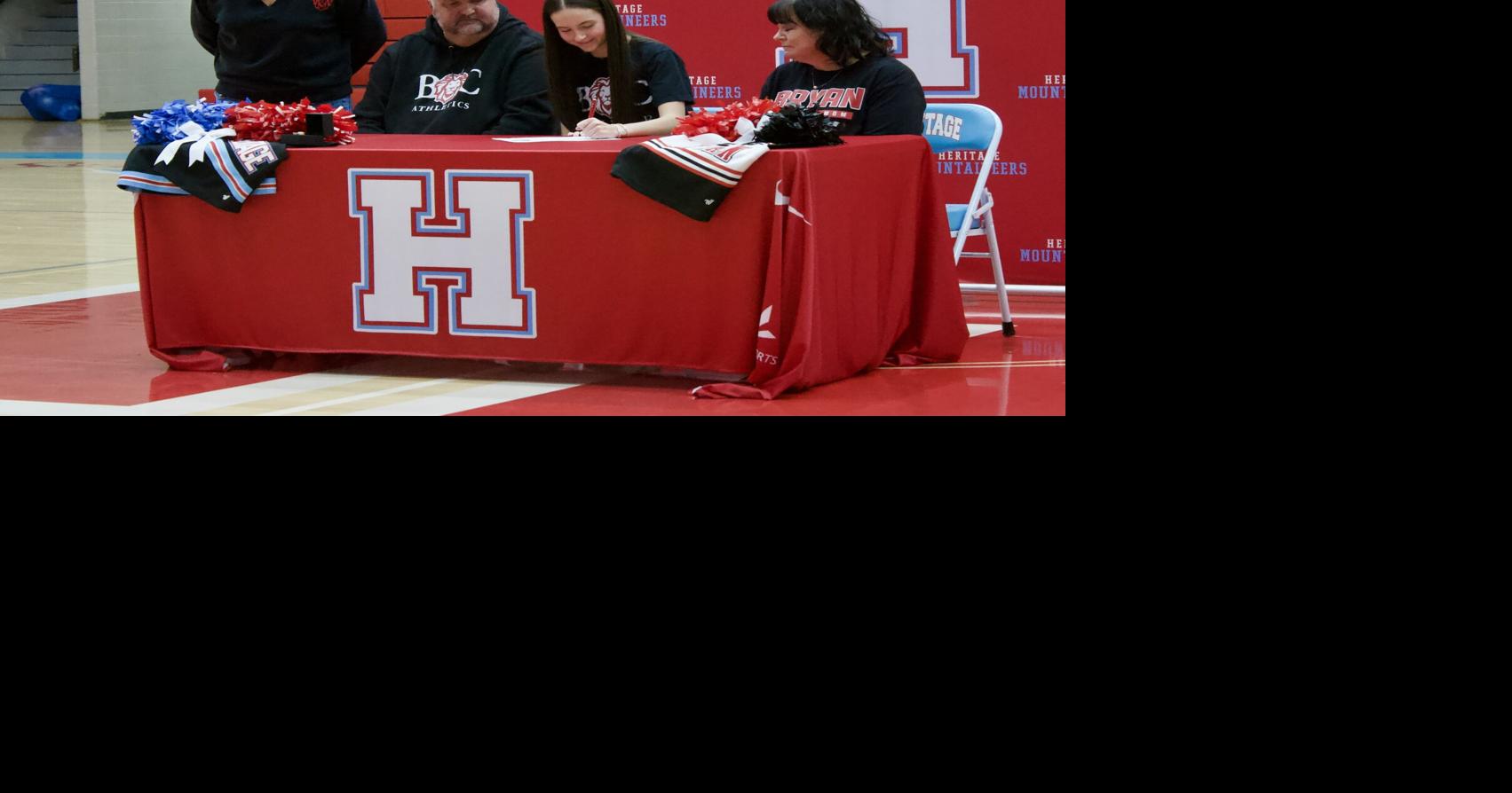 Heritage's Madi Cable signs with Bryan College cheer | Sports ...