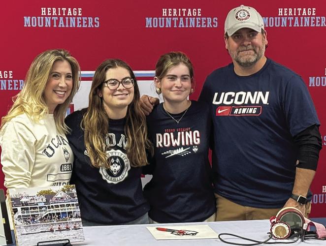 Heritage's Sarah Flynn signs with UConn rowing | Sports | thedailytimes.com