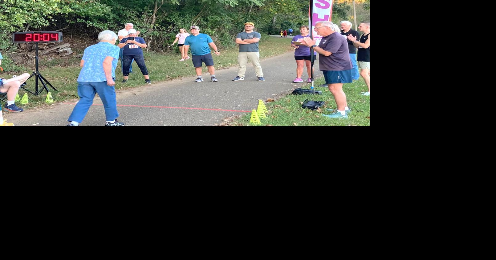 Pounding the pavement: Pauline Allen, 91 sets state record for 1 mile ...