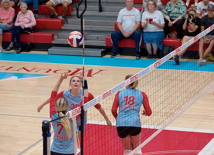 Heritage turns to its bench in volleyball sweep of William Blount | Sports | thedailytimes.com