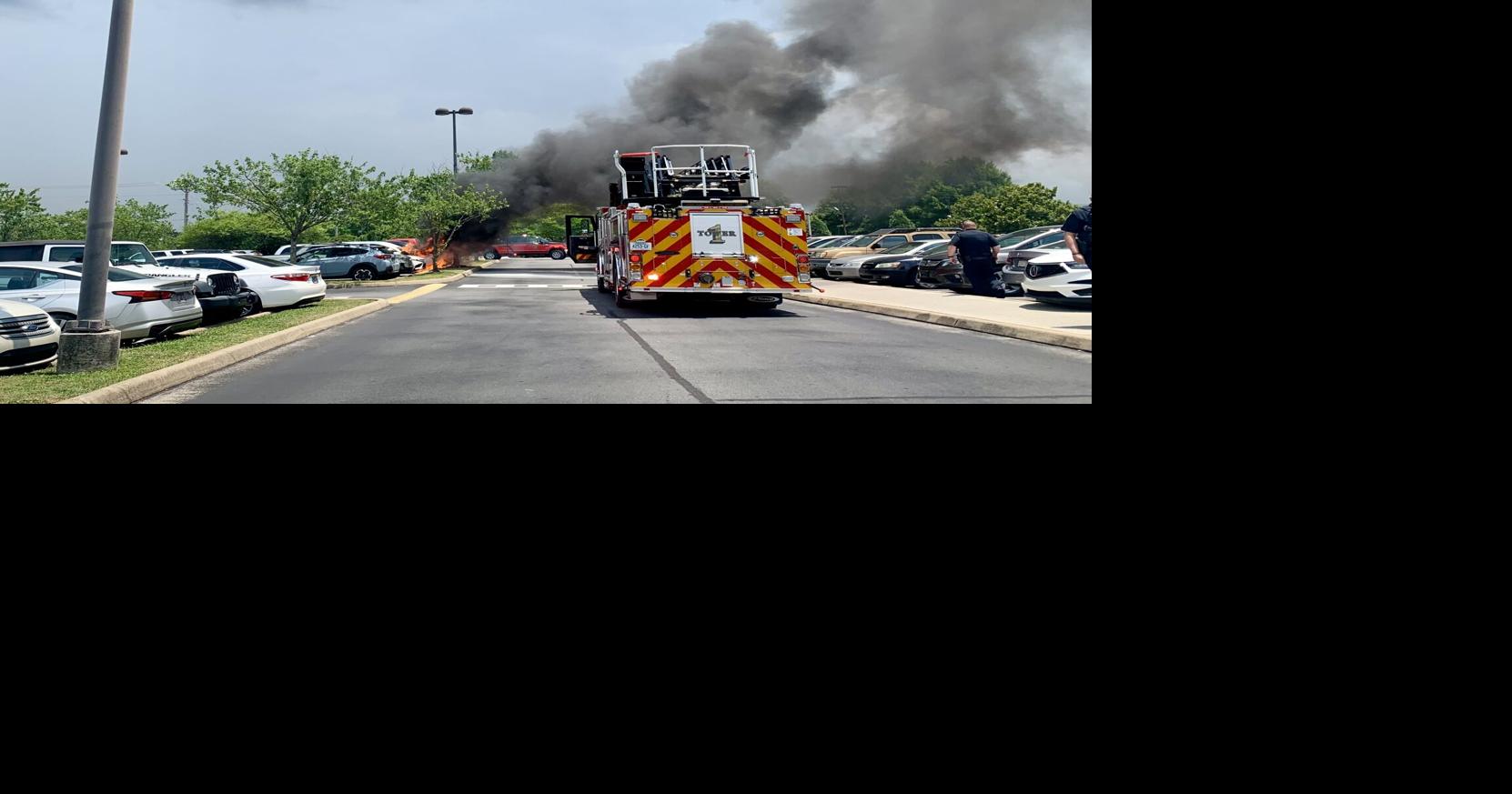 Car parked at Blount County Justice Center catches fire ...