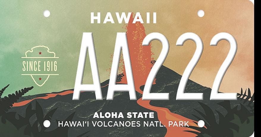 Hawaii Volcanoes National Parks license plates raises $25,000 in first ...