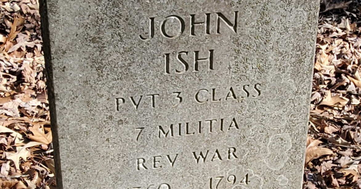 John Ish: Soldier, and early settler, killed and scalped on his farm ...