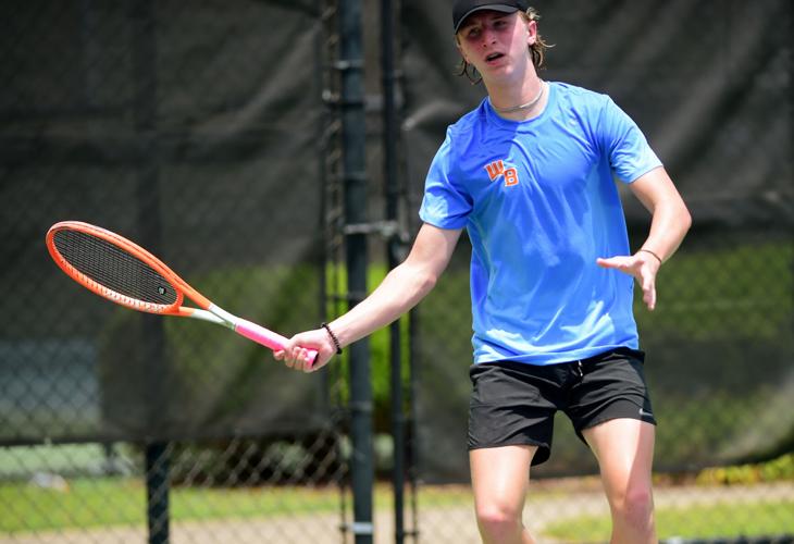 WB's Blaine Barber takes loss in state tennis quarterfinal | Sports ...